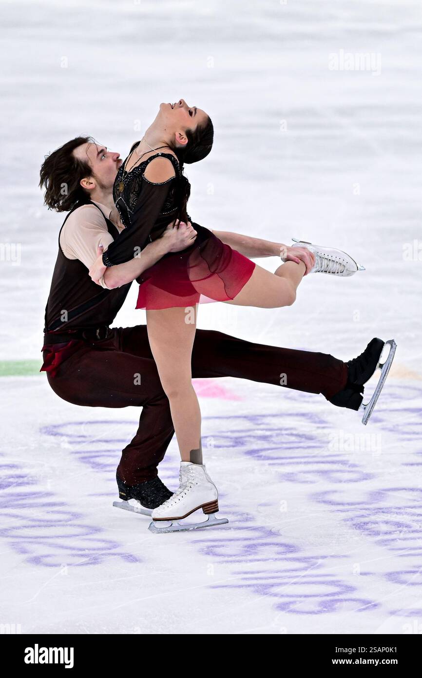 Maria PAVLOVA & Alexei SVIATCHENKO (HUN), during Pairs Free Skating, at ...