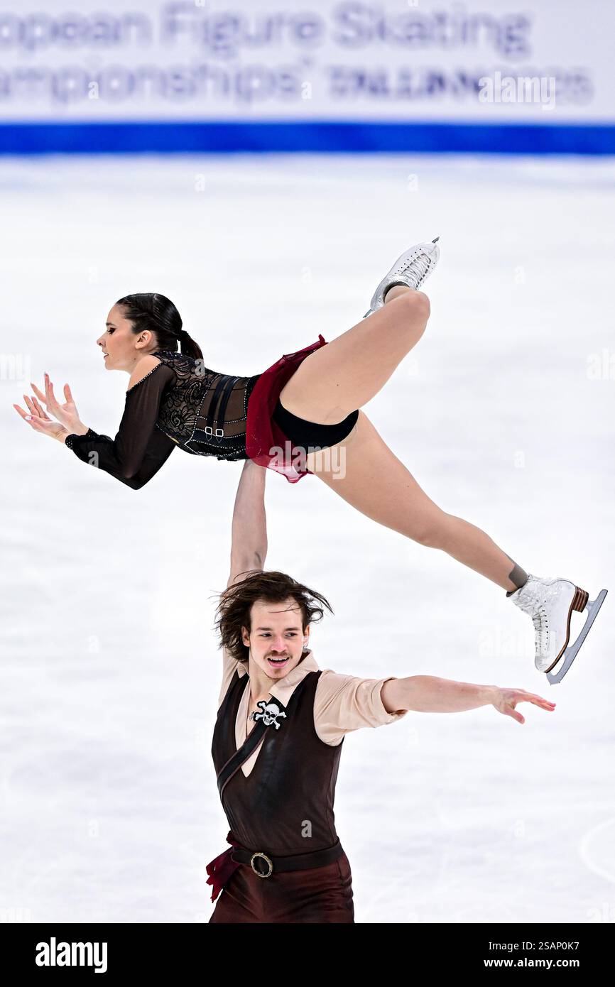 Maria PAVLOVA & Alexei SVIATCHENKO (HUN), during Pairs Free Skating, at ...