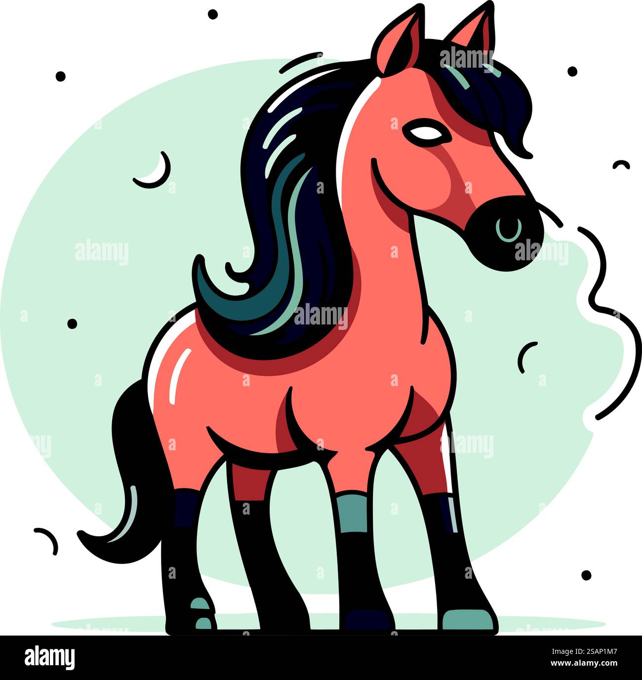 Horse mane art hi-res stock photography and images - Alamy