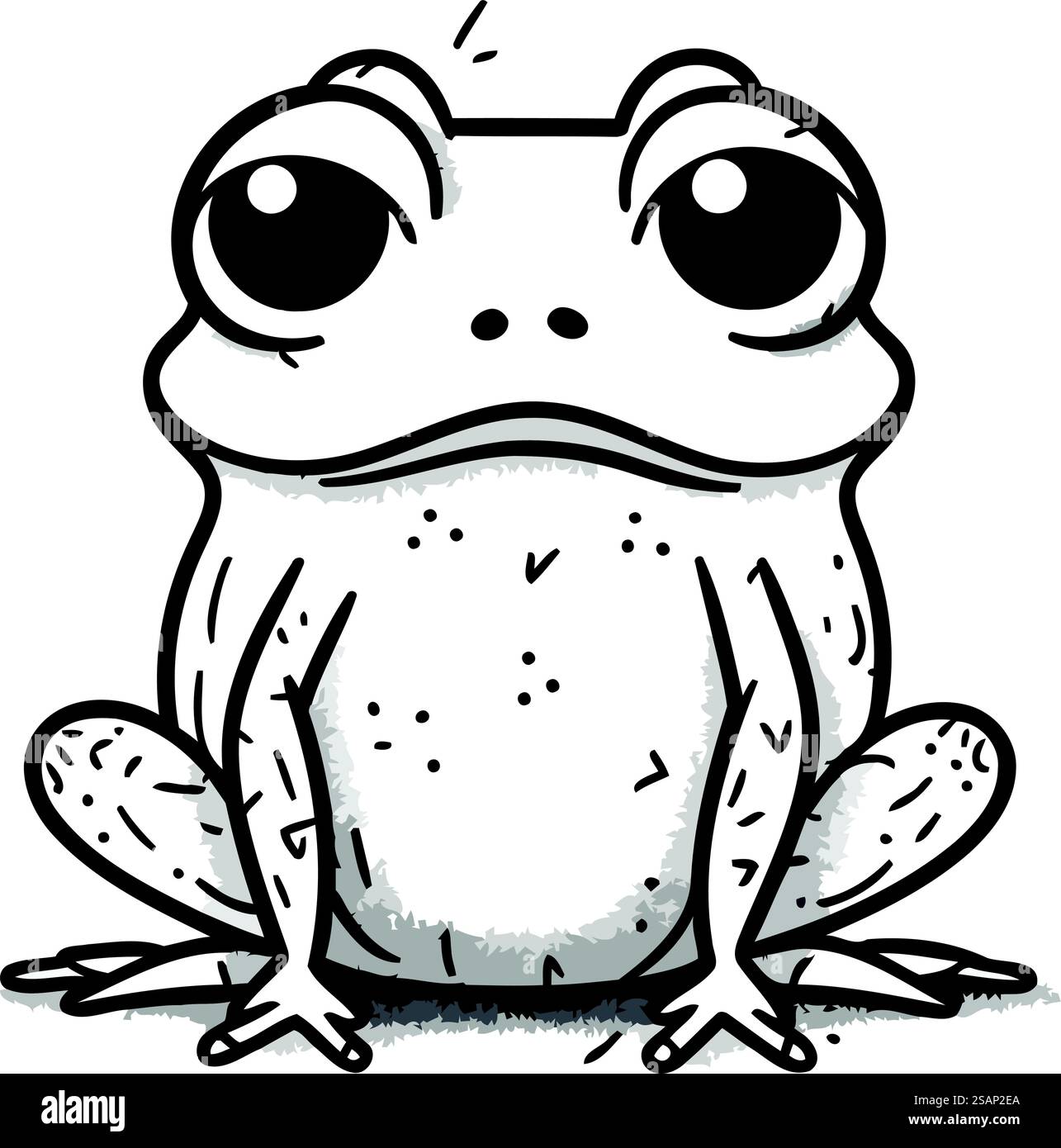 Frog cartoon icon. Vector illustration of a frog cartoon icon Stock ...