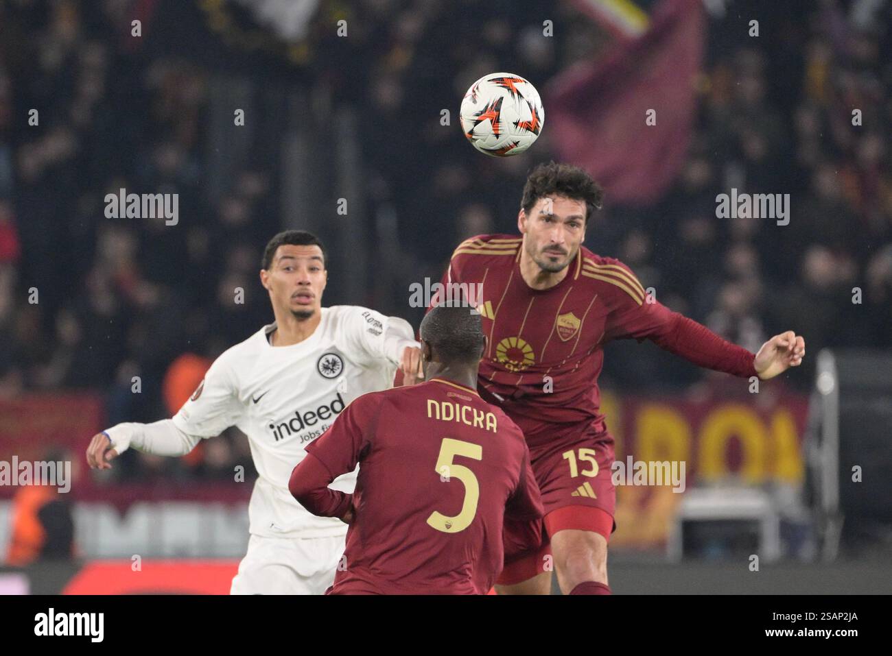 Rome, Italy. 30th Jan, 2025. Romaâ??s Mats Hummels during the UEFA ...