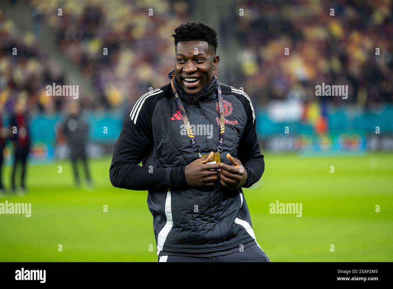 Andre Onana of Manchester United before the warm-up during the UEFA ...