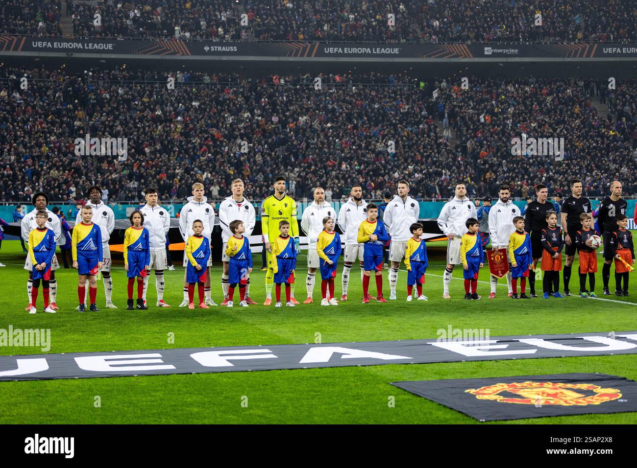 Manchester United squad during the UEFA Europa League, League phase ...