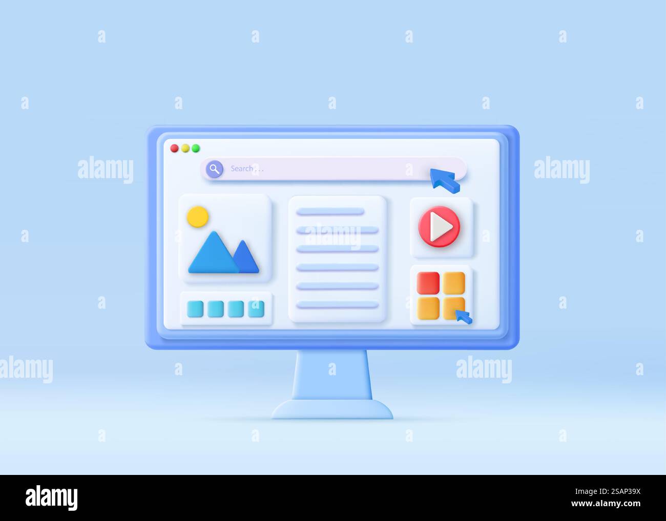 3d Web development, application design, coding, and programming Stock Vector Image & Art - Alamy