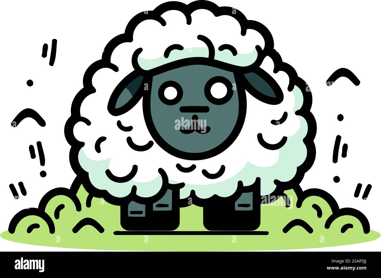 Mutton cartoon Stock Vector Images - Alamy