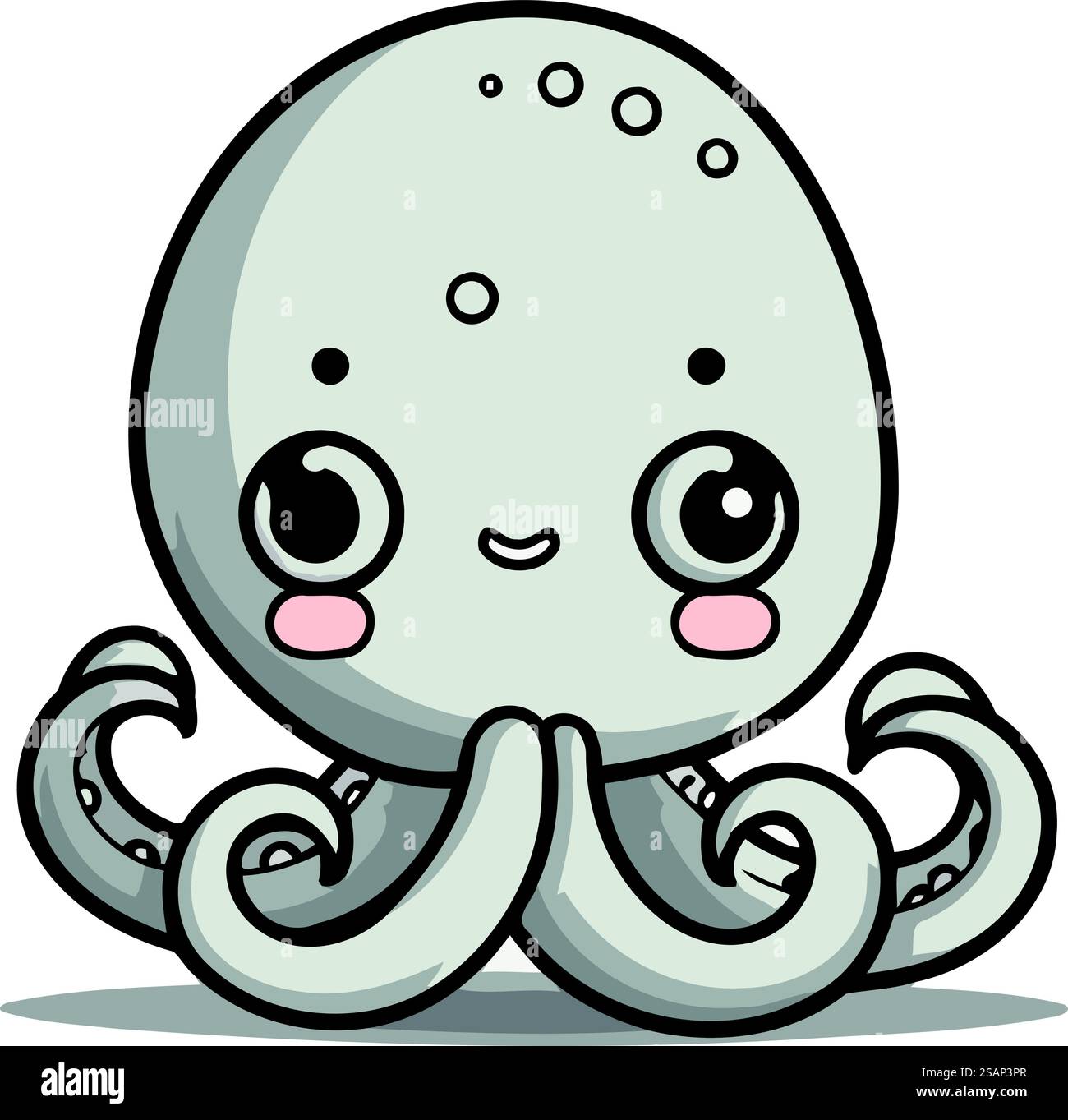 Cute octopus character cartoon style. Octopus vector illustration Stock ...