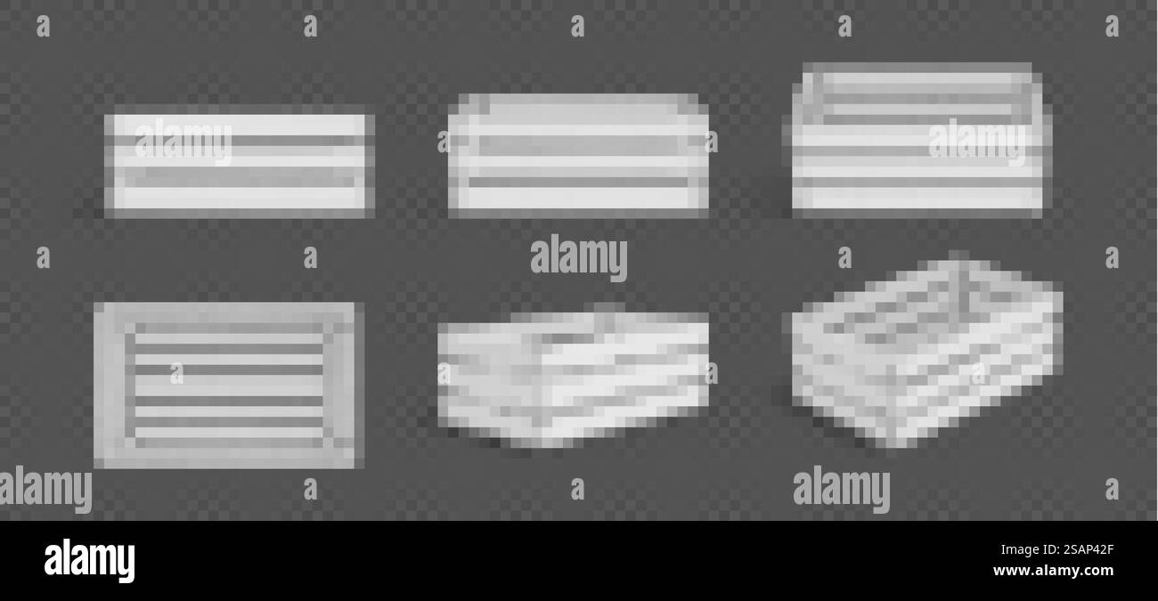 Top view wooden box Stock Vector Images - Alamy