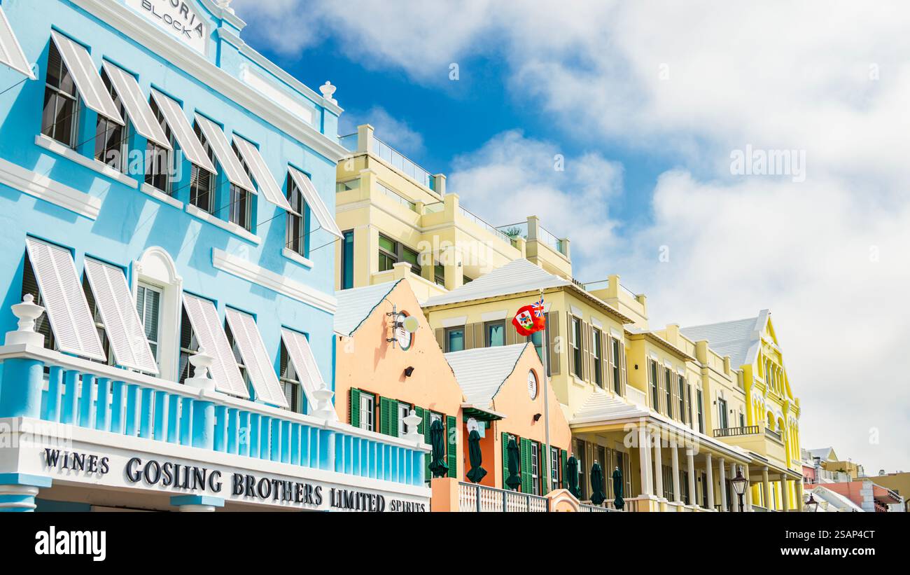 Hamilton bermuda skyline hi-res stock photography and images - Alamy