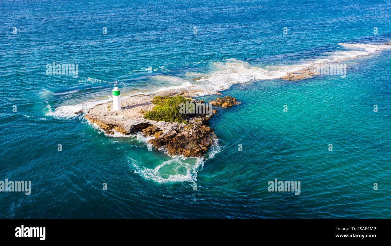 View from cruise ship approaching the port of Hamilton, Bermuda Stock ...