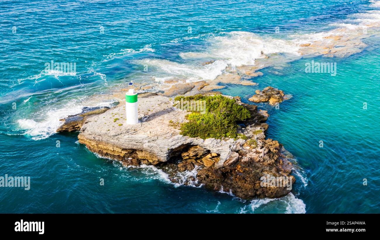 View from cruise ship approaching the port of Hamilton, Bermuda Stock ...