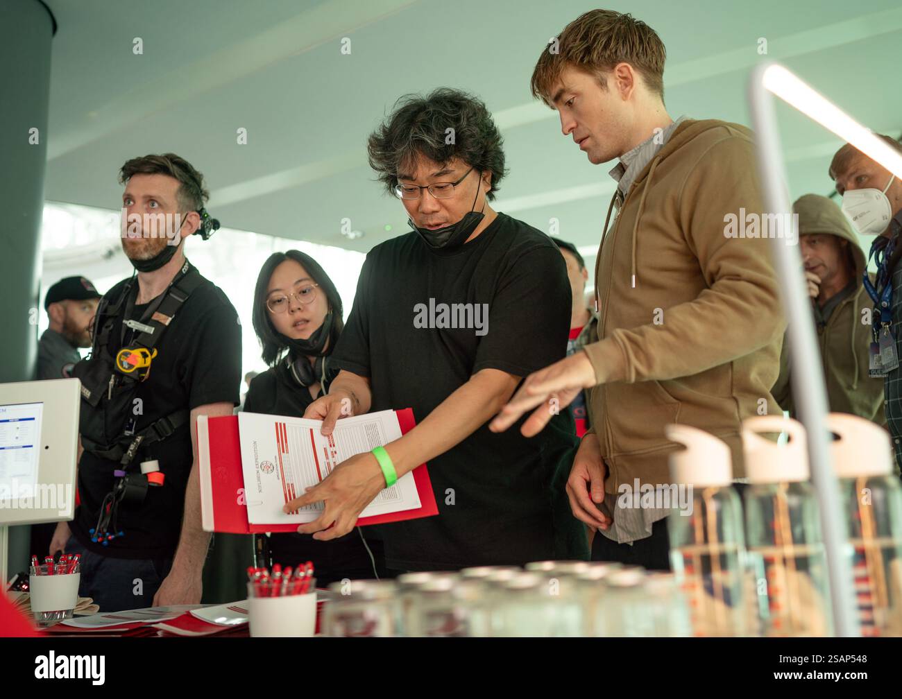 Mickey 17 (2025) Director BONG JOON HO ROBERT PATTINSON on the set of ...