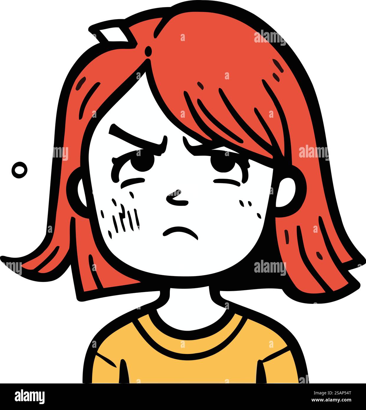 Angry Girl Cartoon Characters