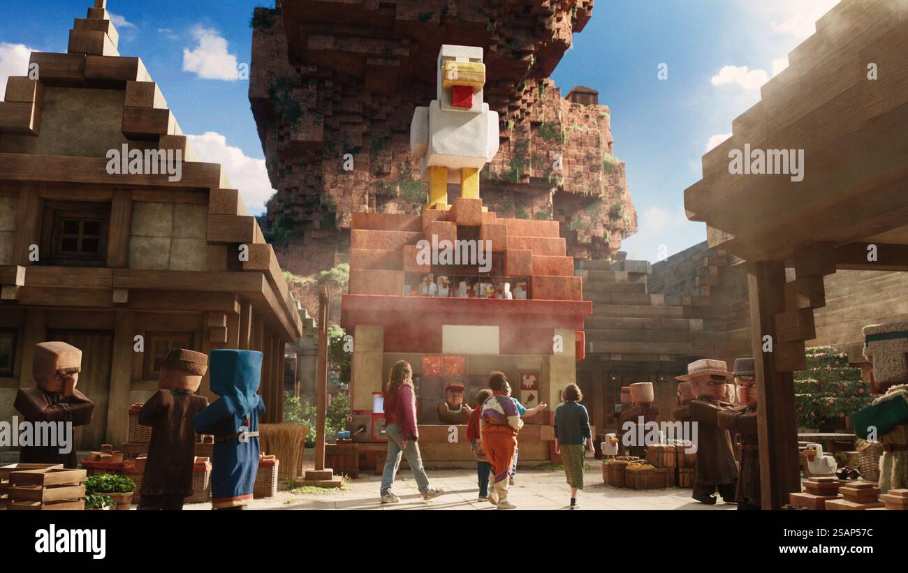 Minecraft movie hi-res stock photography and images - Alamy