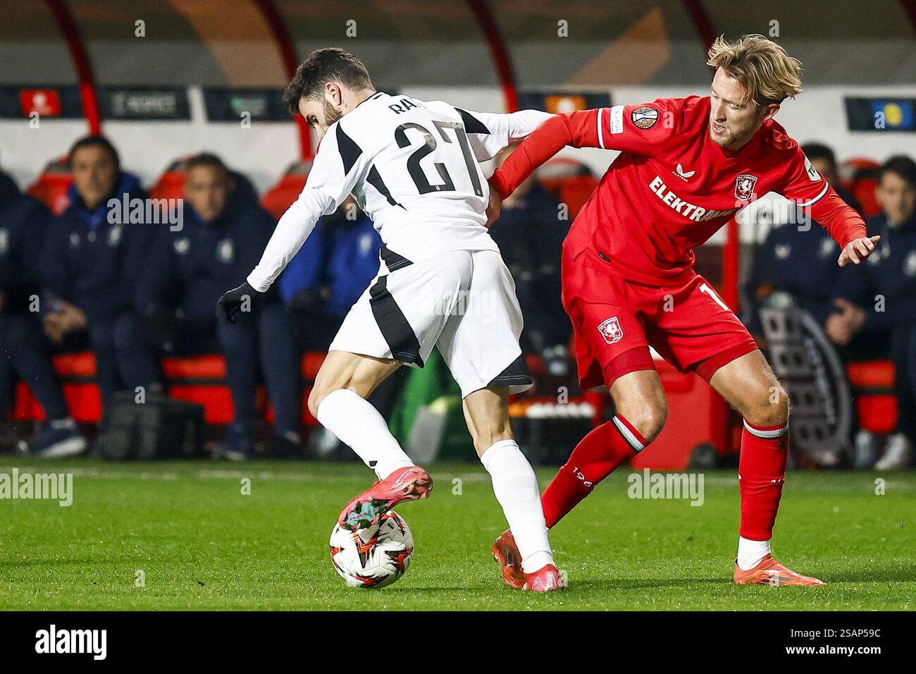 ENSCHEDE - (l-r) Rafa Silva of Besiktas JK, Michel Vlap of FC Twente ...