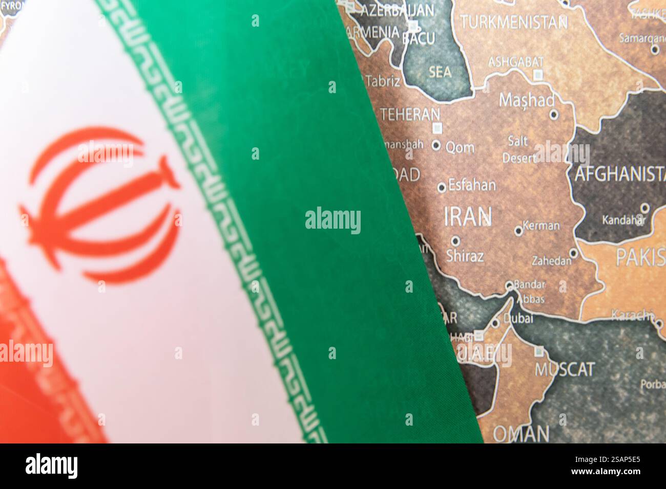 Flag map of iran hi-res stock photography and images - Alamy