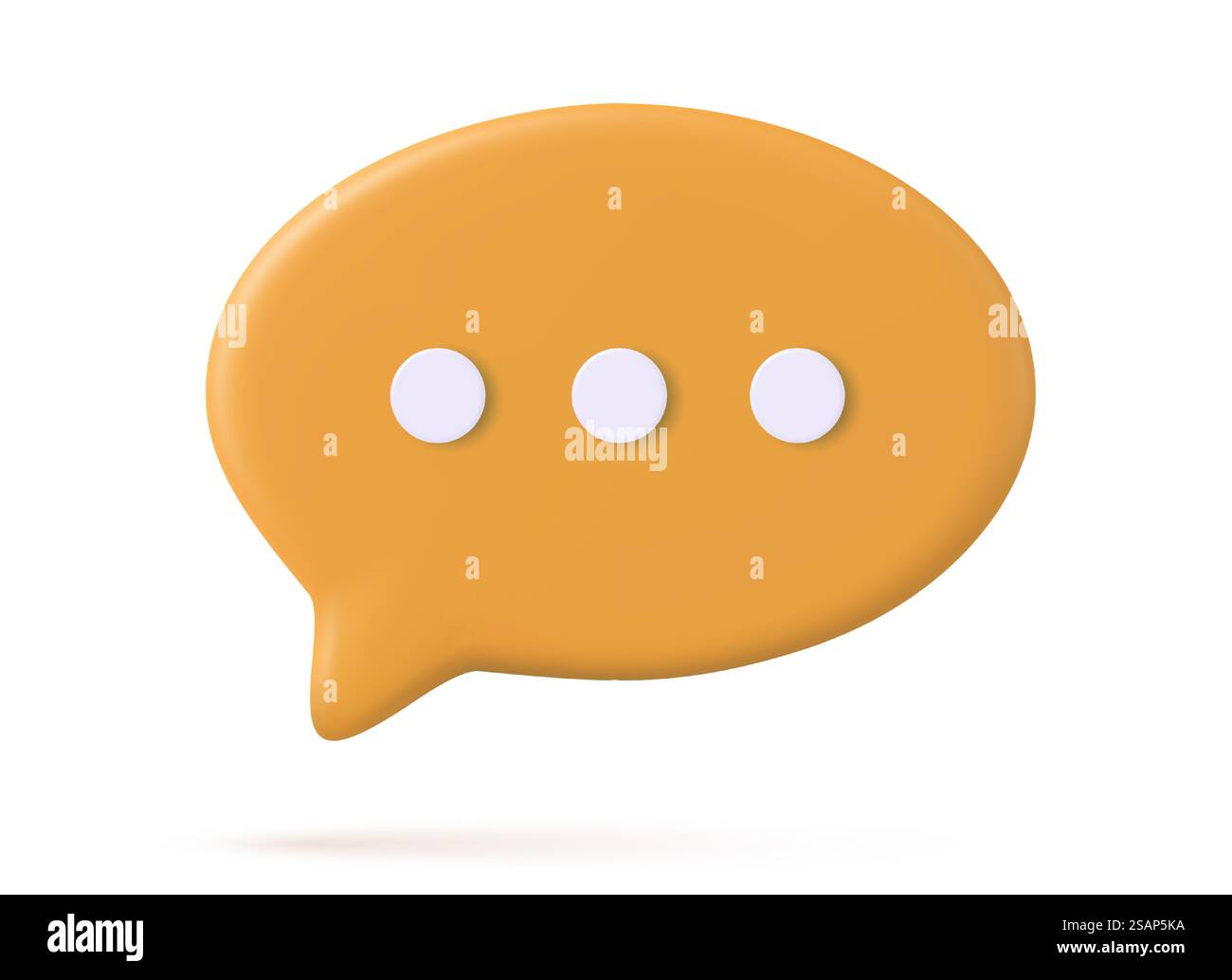 3d Chat bubble rendering. 3d speak bubble. Chatting box, message box ...