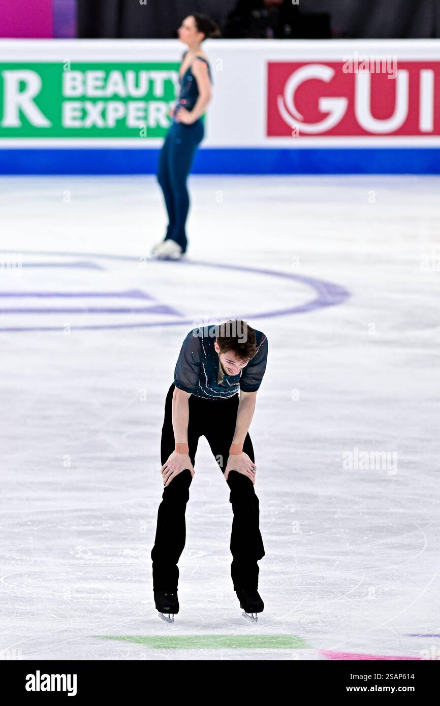 Sara CONTI & Niccolo MACII (ITA), during Pairs Free Skating, at the ISU ...