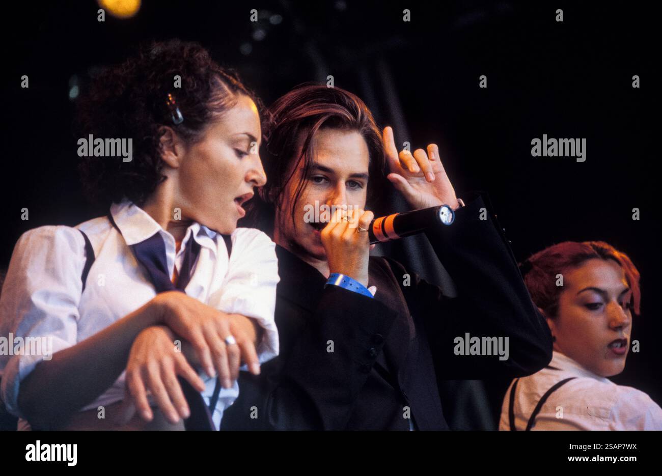 KAVANA, CONCERT, 1998: Singer Kavana performing at Cardiff Big Weekend ...