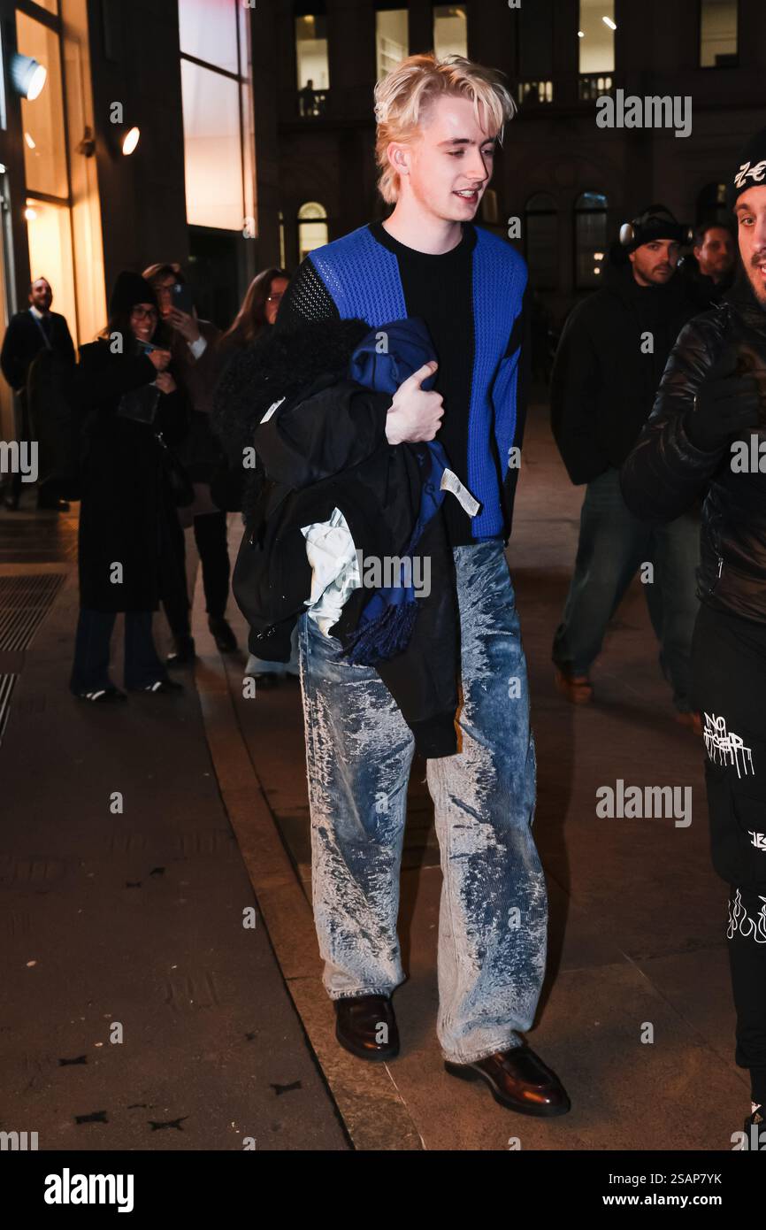 Milan, Italy. 29th Jan, 2025. Milan, Celebrity Sightings - Inhaler ...