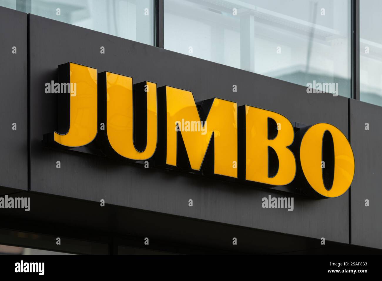 Jumbo supermarket groceries store, shop logo sign Utrecht in the ...