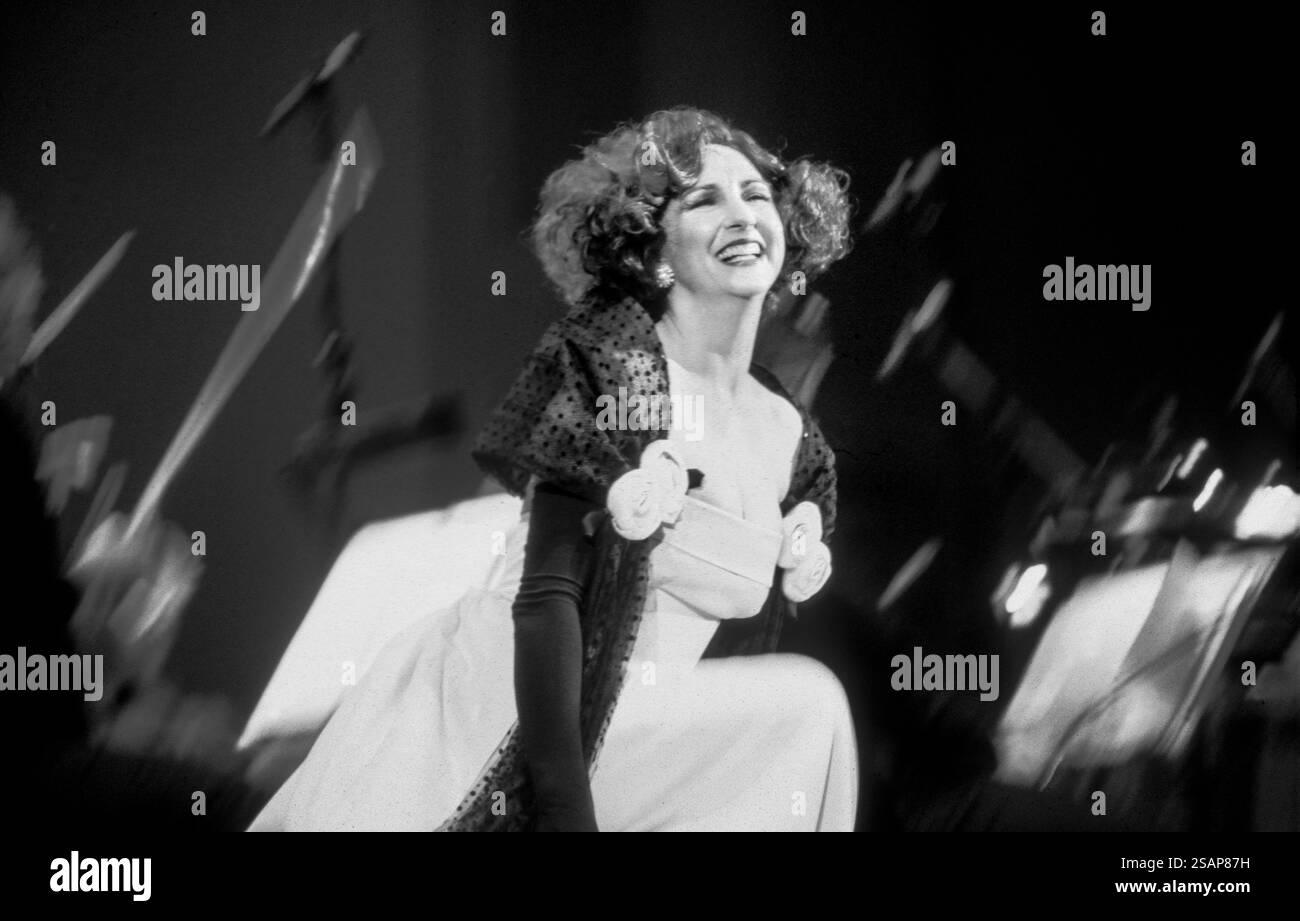 Opera singer Lesley Garrett singing live at Cardiff International Arena ...