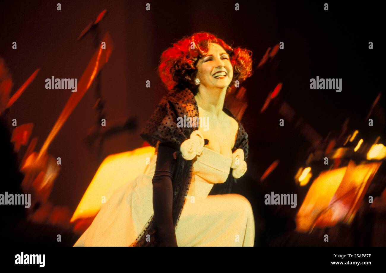 Opera singer Lesley Garrett singing live at Cardiff International Arena ...