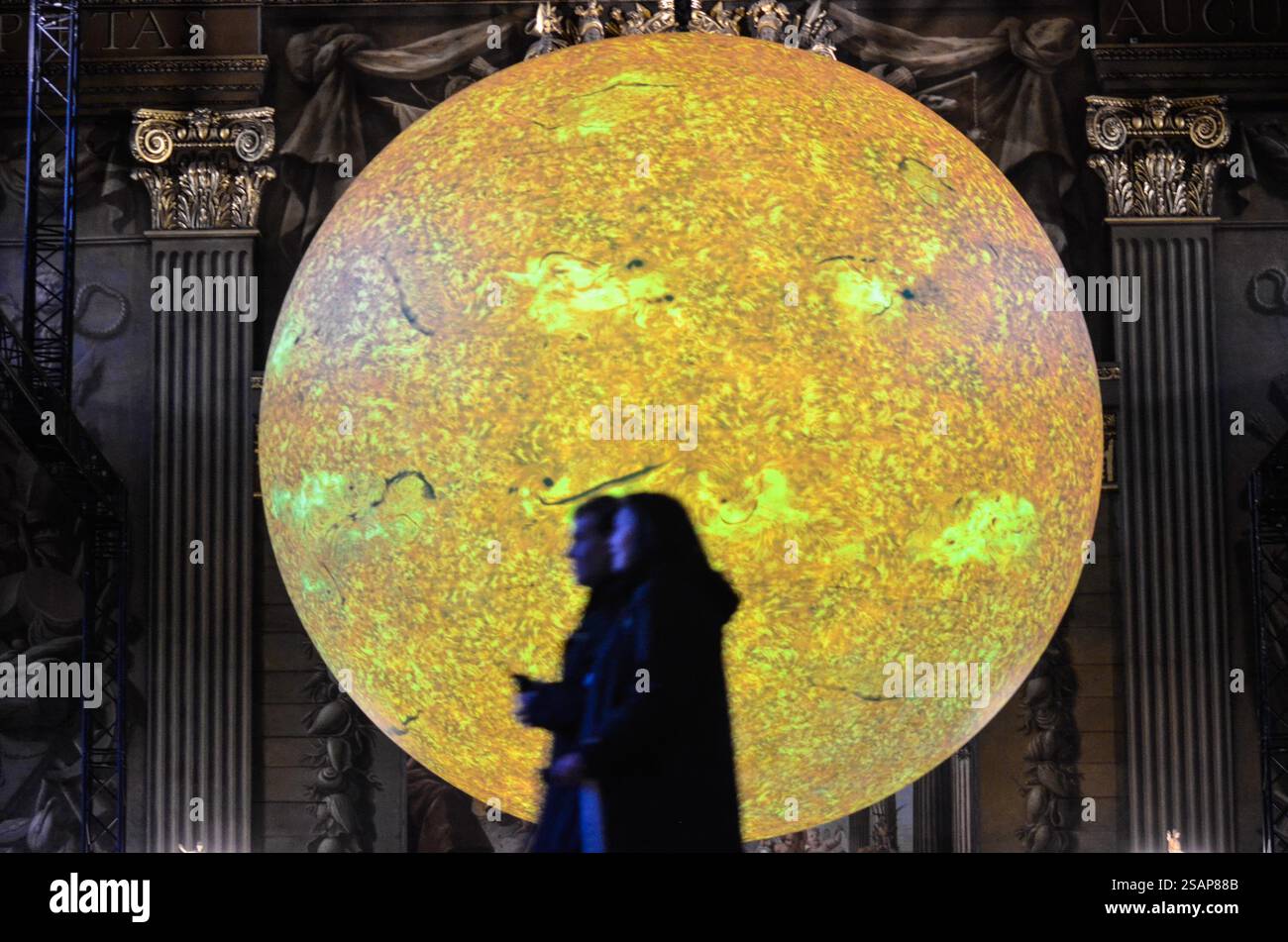 Luke Jerram's 'Helios' has opened at the Old Royal Naval College.Named ...