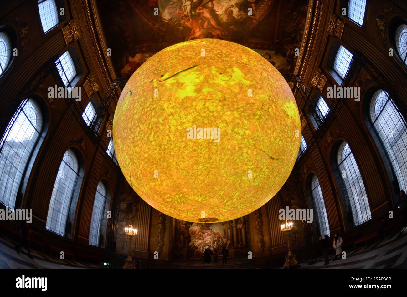 Luke Jerram's 'Helios' has opened at the Old Royal Naval College.Named ...