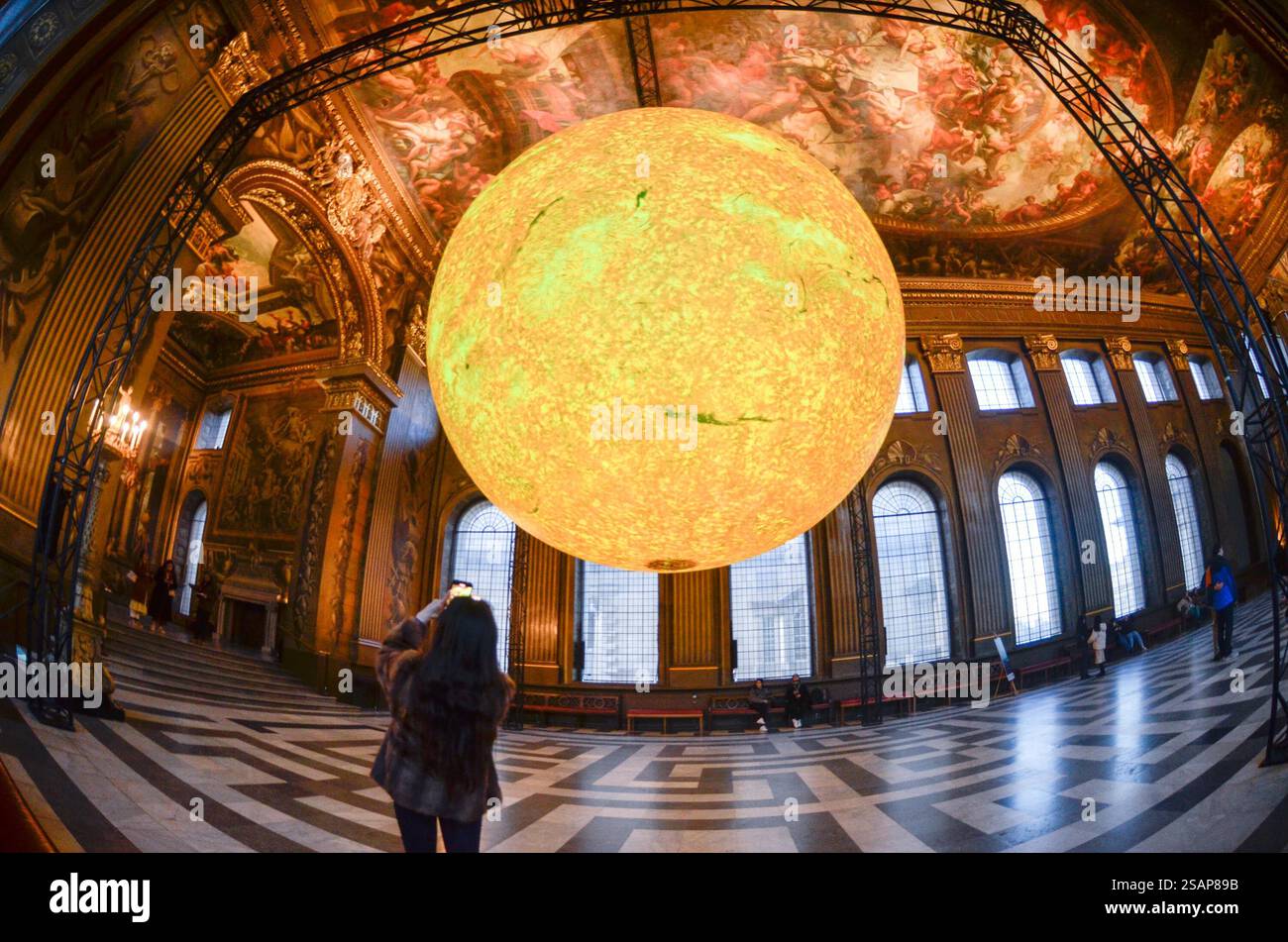 Luke Jerram's 'Helios' has opened at the Old Royal Naval College.Named ...