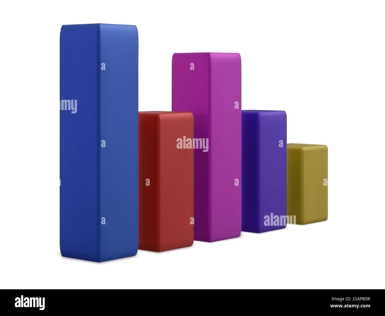 Data analysis concept banner. Growing bars graphic. Digital marketing ...