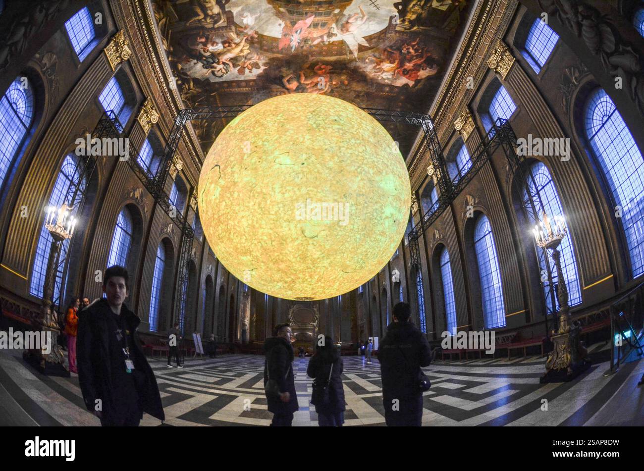 Luke Jerram's 'Helios' has opened at the Old Royal Naval College.Named ...