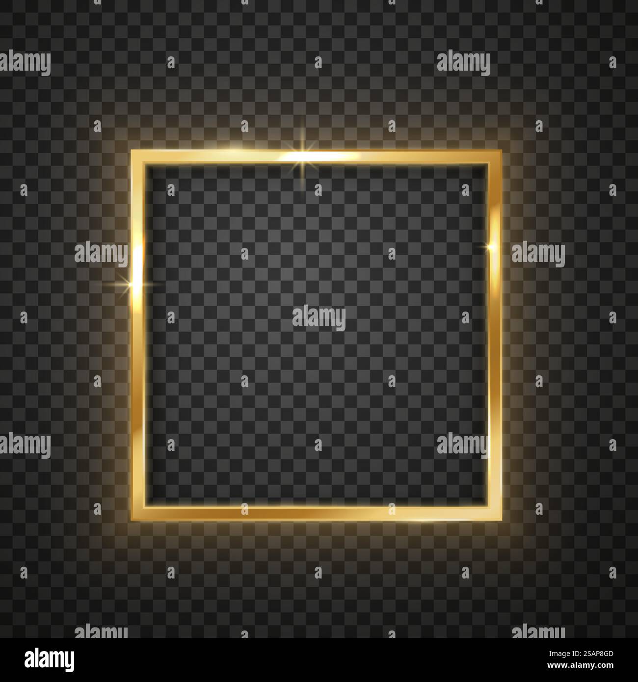 Square frame gold hi-res stock photography and images - Alamy