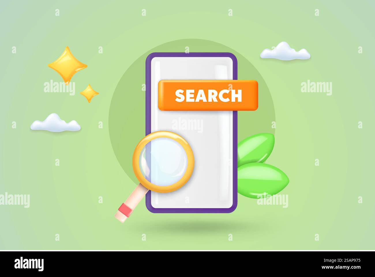 Search bar template for website. Navigation search for browser. Vector ...