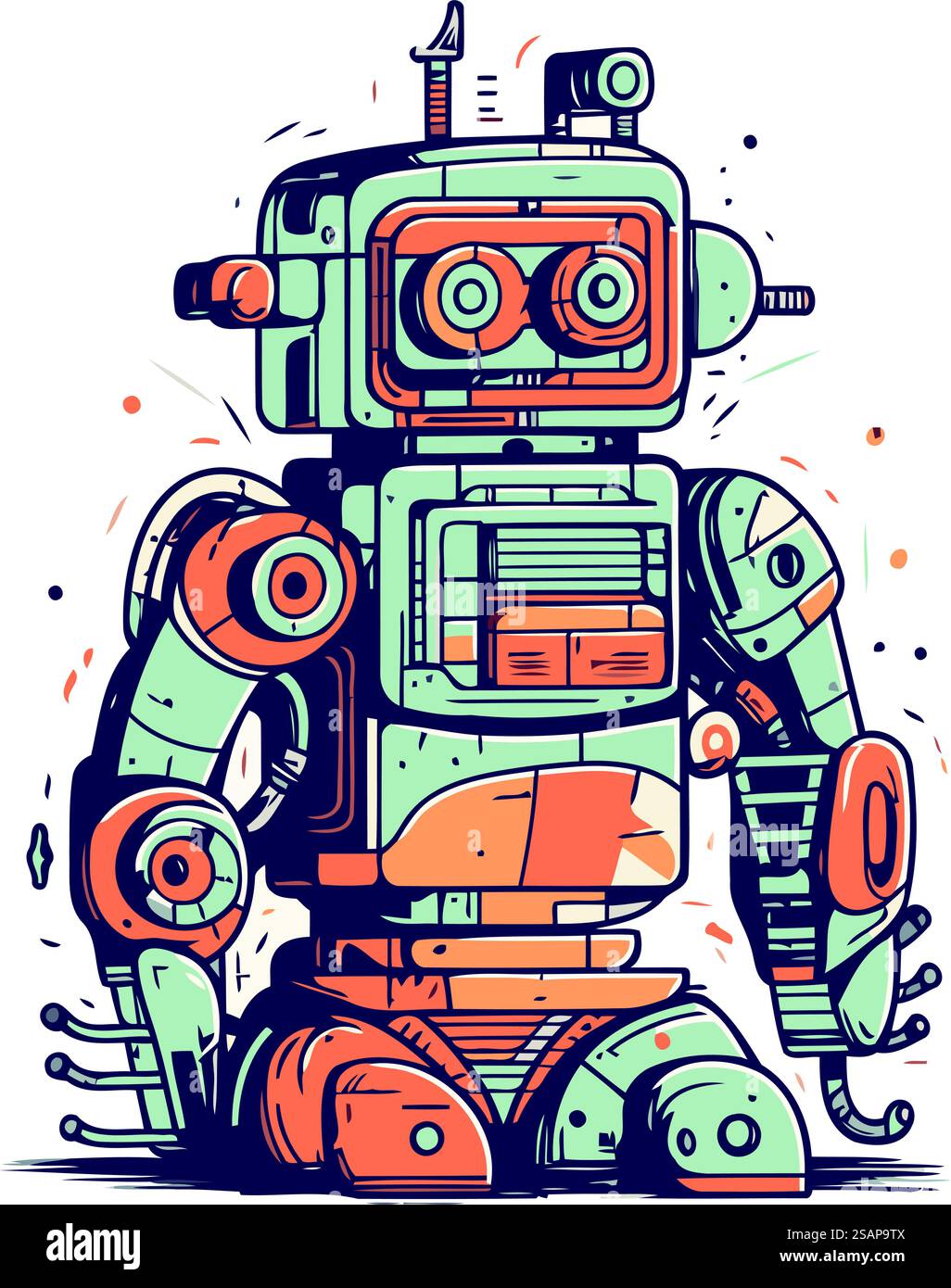 Robot hand in business Cut Out Stock Images & Pictures - Alamy