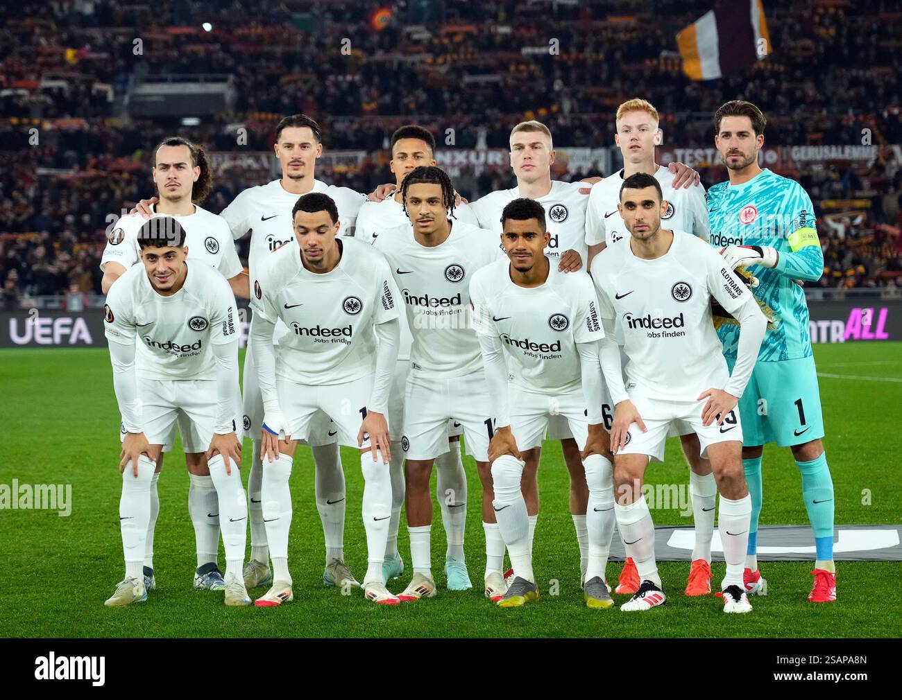 Rom, Italy. 30th Jan, 2025. Soccer: Europa League, AS Roma - Eintracht ...