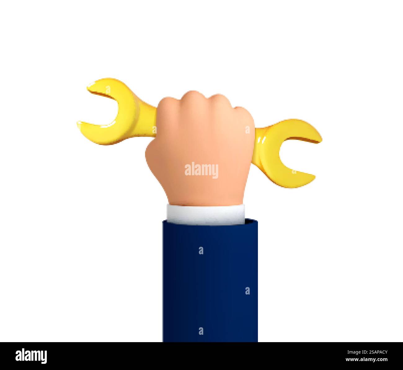 3d rendering white people Stock Vector Images - Alamy