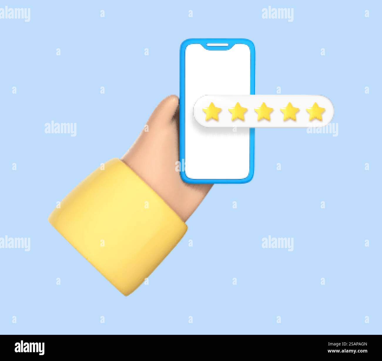 Customer feedback people holding Stock Vector Images - Alamy