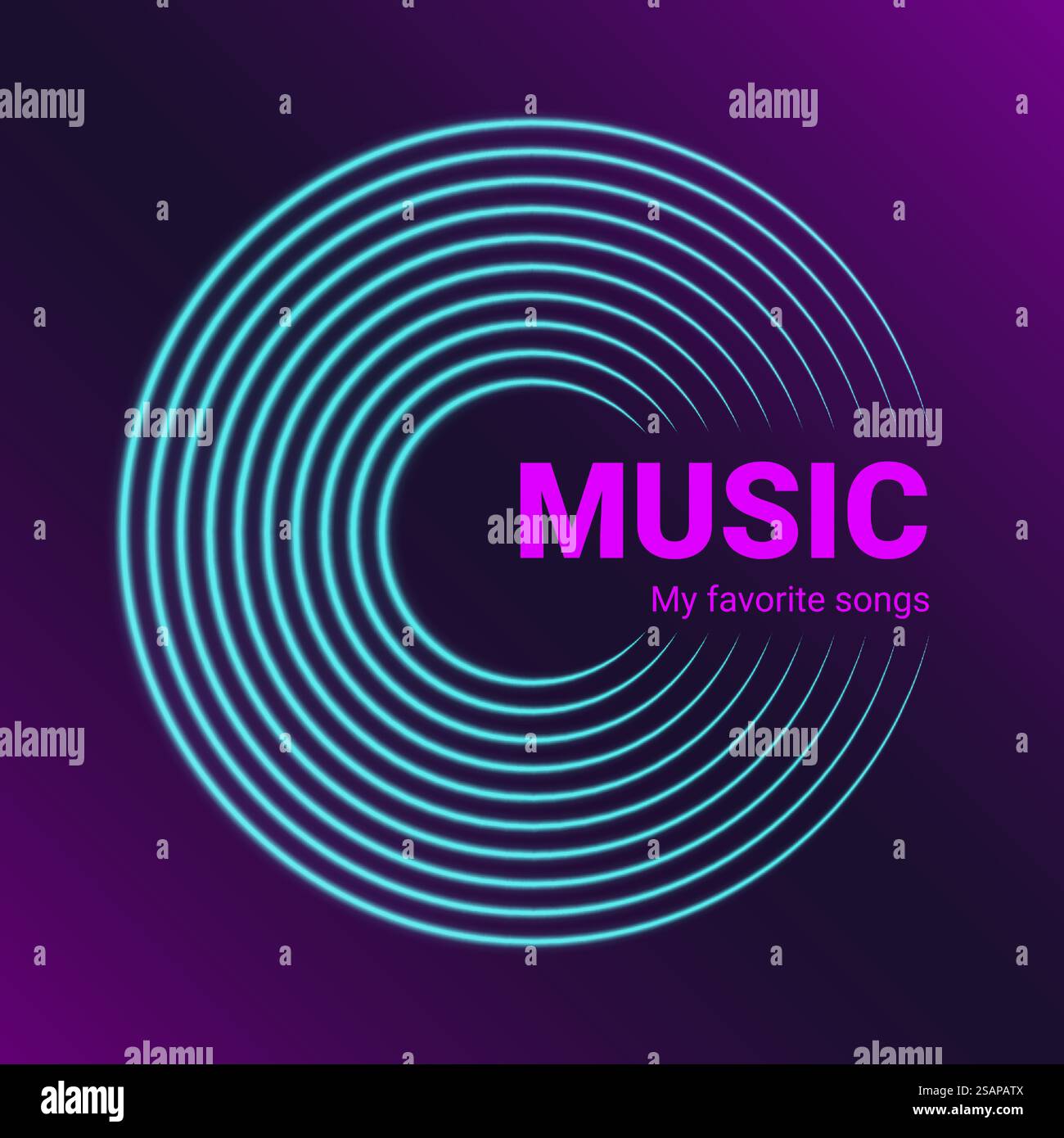 Vinyl music record. Design of retro audio disk. Vintage gramophone disc ...