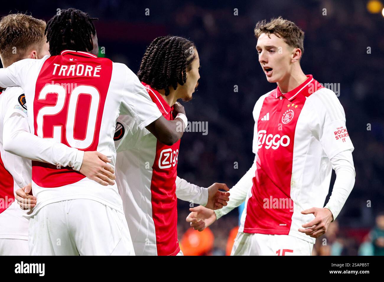 AMSTERDAM, NETHERLANDS - JANUARY 30: Kian Fitz-Jim of AFC Ajax ...