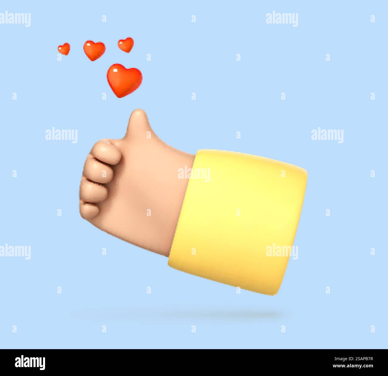 Hand on heart gesture Stock Vector Images - Alamy