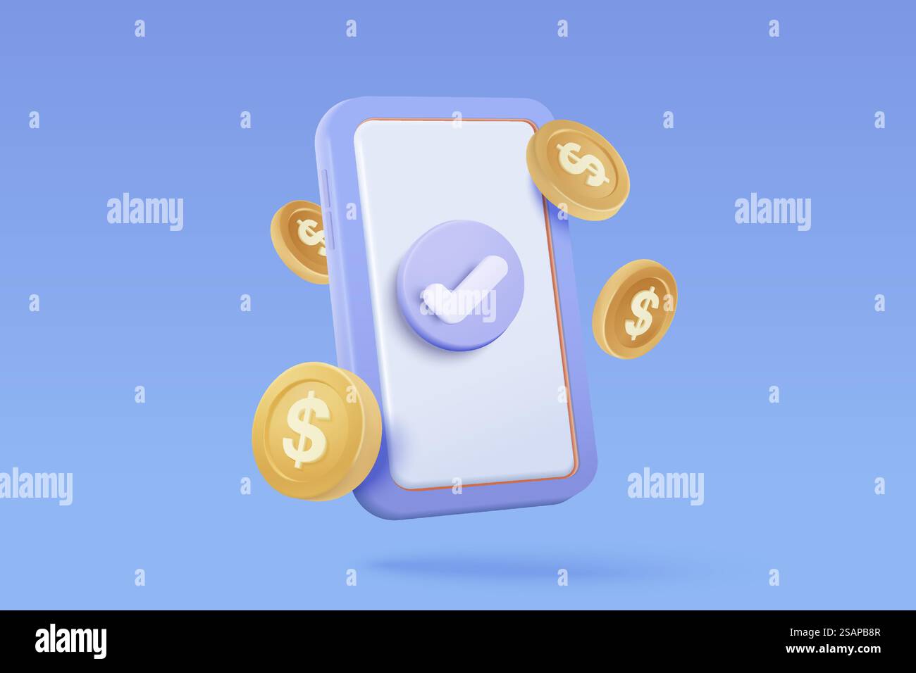 Future banking concept smartphone Stock Vector Images - Alamy