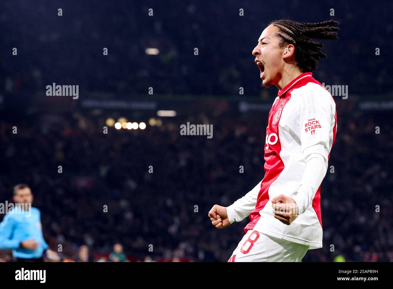 Amsterdam, Netherlands. 30th Jan, 2025. AMSTERDAM, NETHERLANDS - JANUARY 30: Kian Fitz-Jim of ...