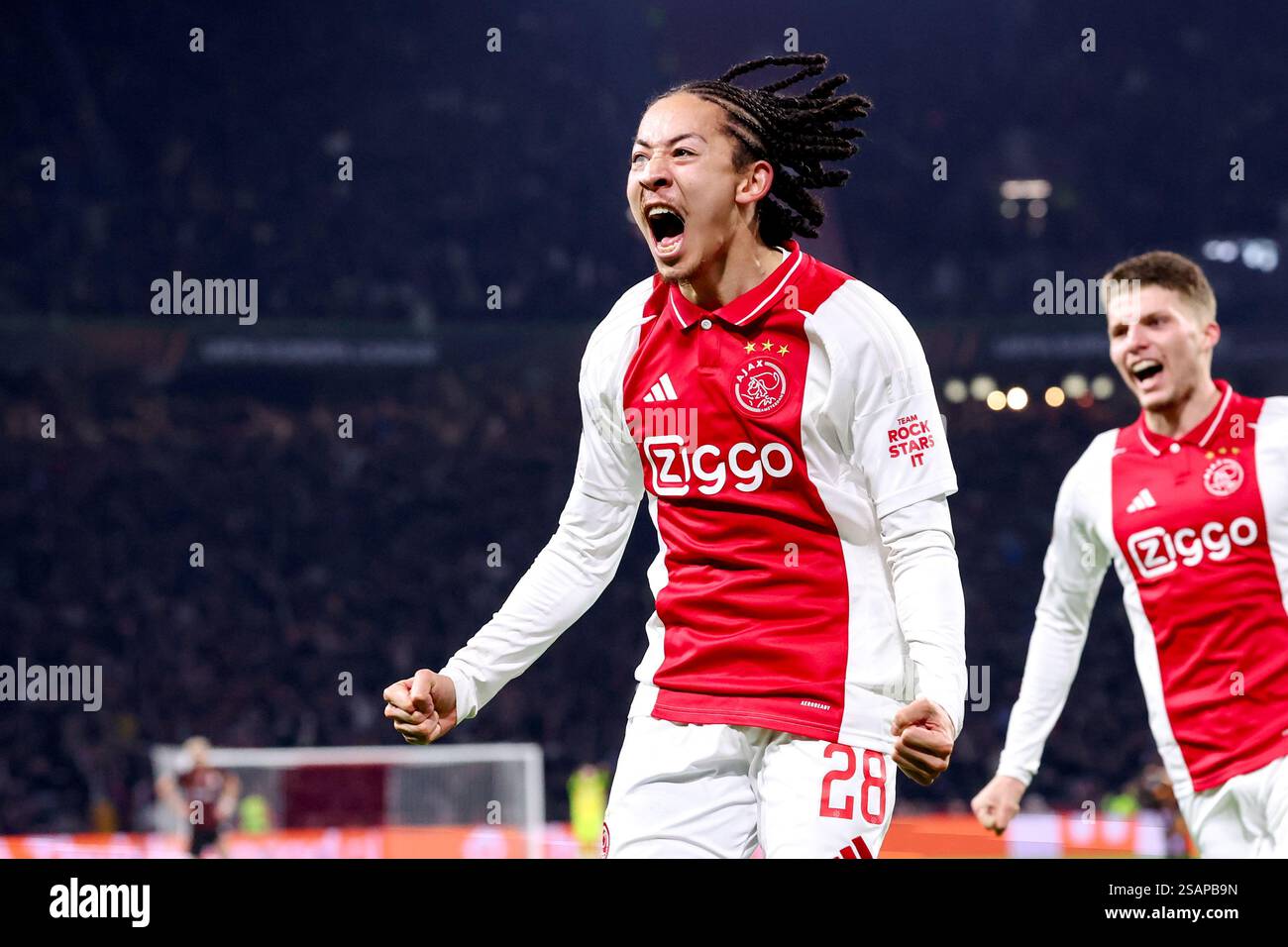 Amsterdam, Netherlands. 30th Jan, 2025. AMSTERDAM, NETHERLANDS - JANUARY 30: Kian Fitz-Jim of ...