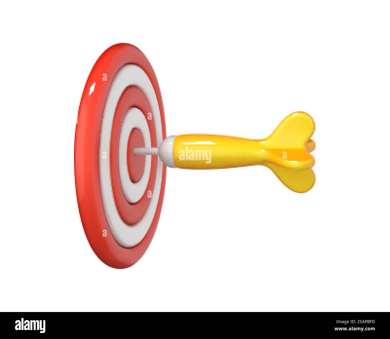 Dart arrow hit the center of target. Business finance target, goal of ...