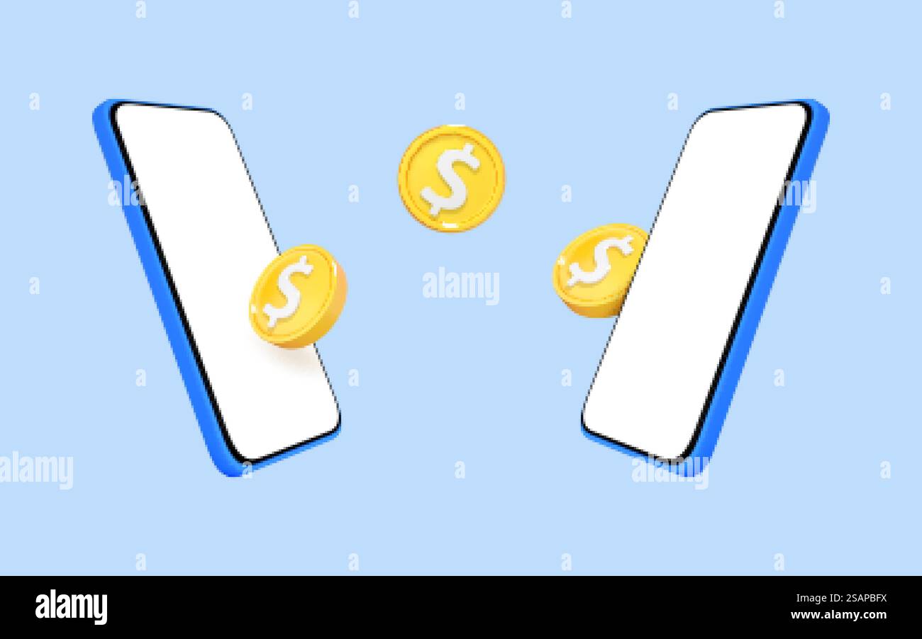 Mobile money transfer icon Stock Vector Images - Alamy