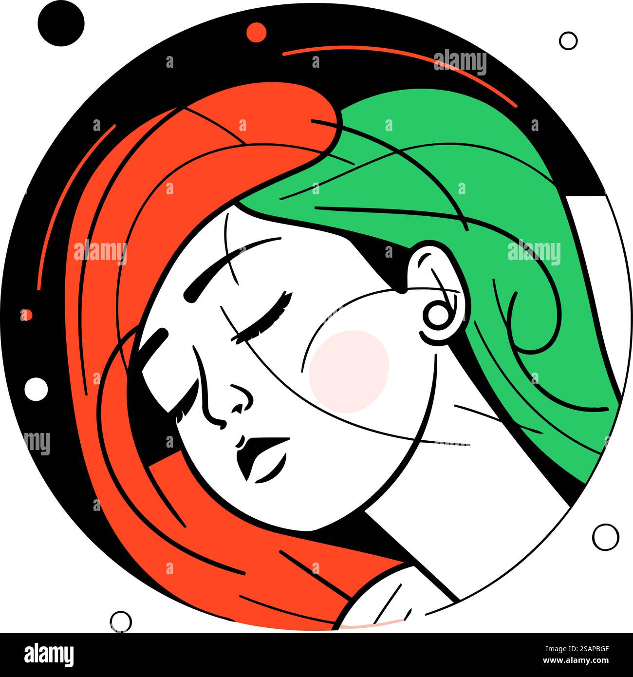 Eyes closed concept Cut Out Stock Images & Pictures - Alamy