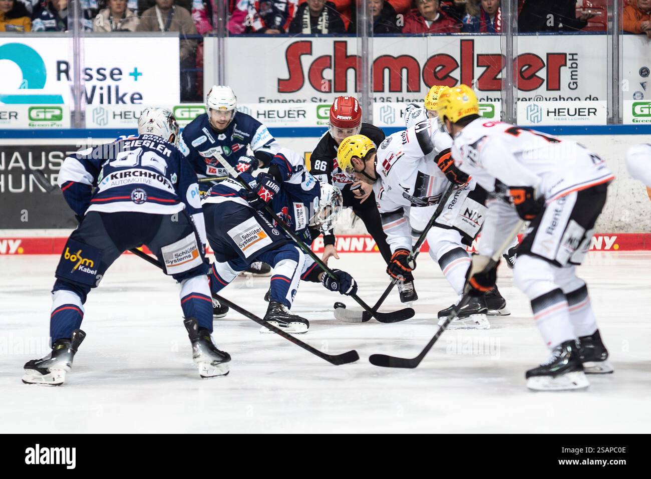 30.01.2025, Balver Zinn Arena, Iserlohn, GER, Penny DEL - Iserlohn ...