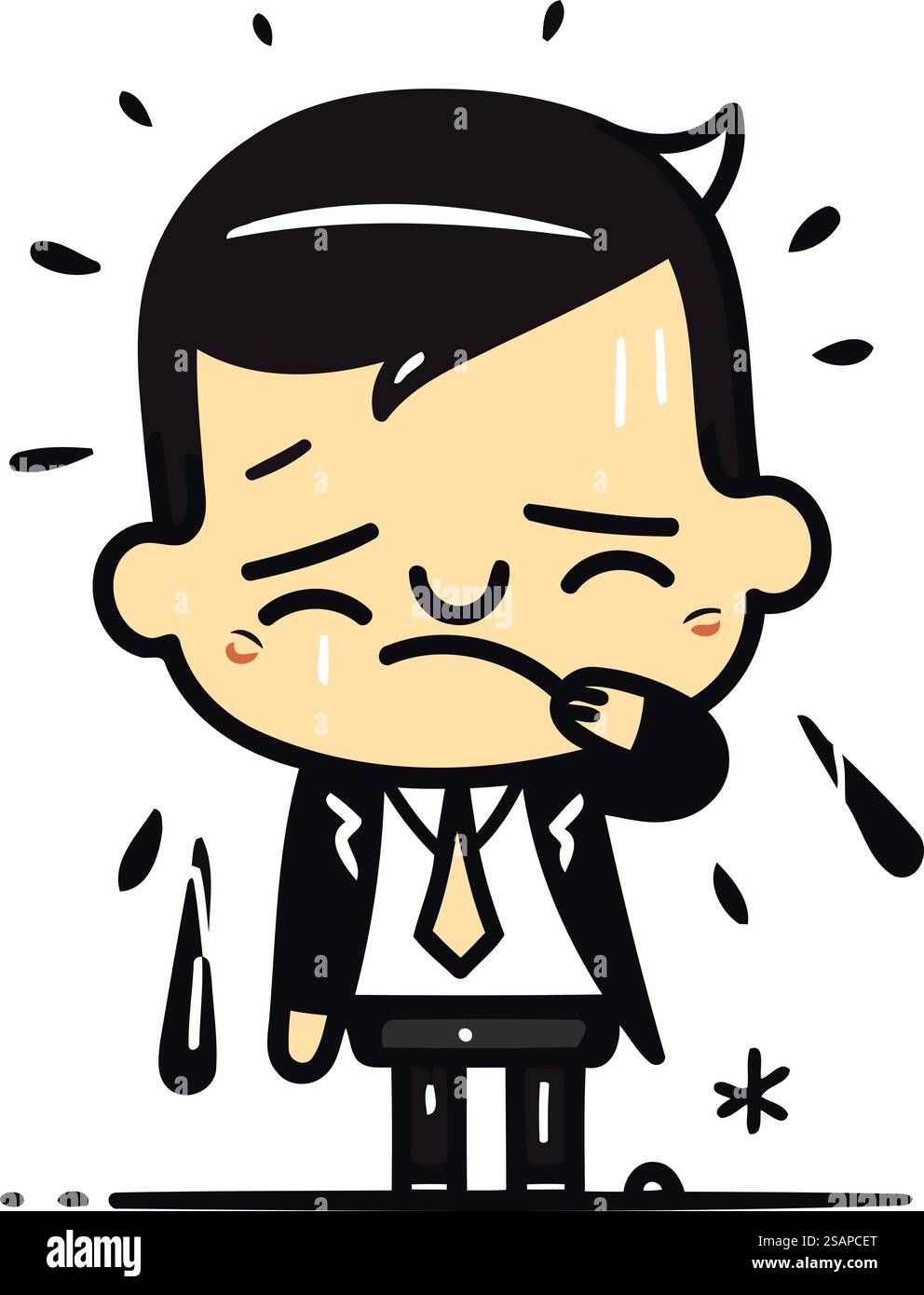 Cartoon stress vector hi-res stock photography and images - Alamy