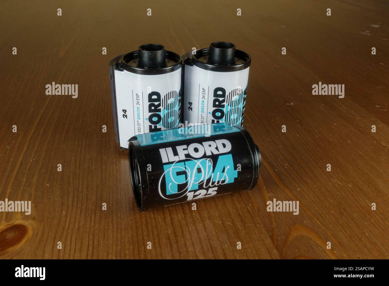 Rolls of Ilford black and white 35mm film including Ilford FP4 Plus 125 ...