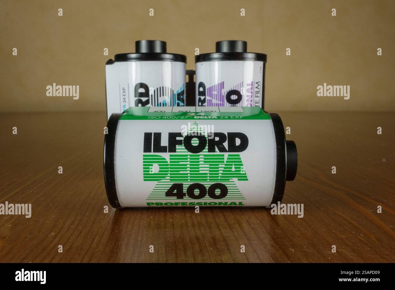 Rolls of Ilford black and white 35mm film including Ilford Delta 400 ...